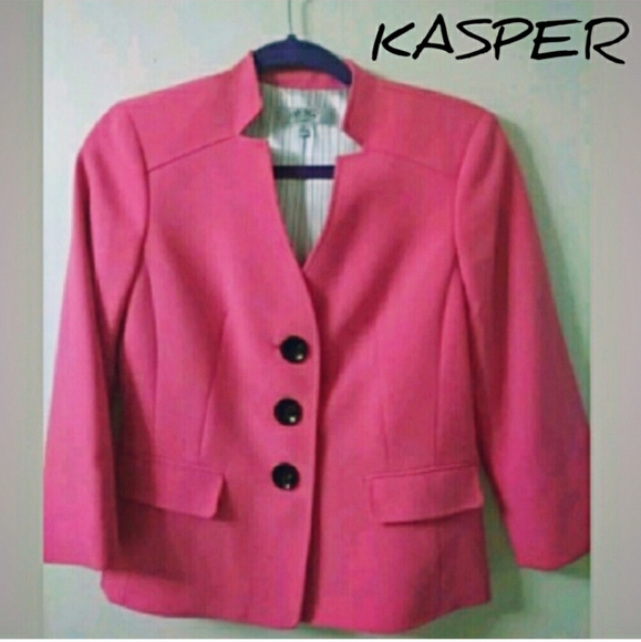 Kasper | Jackets & Coats | Kasper Pink Blazer | Poshmark